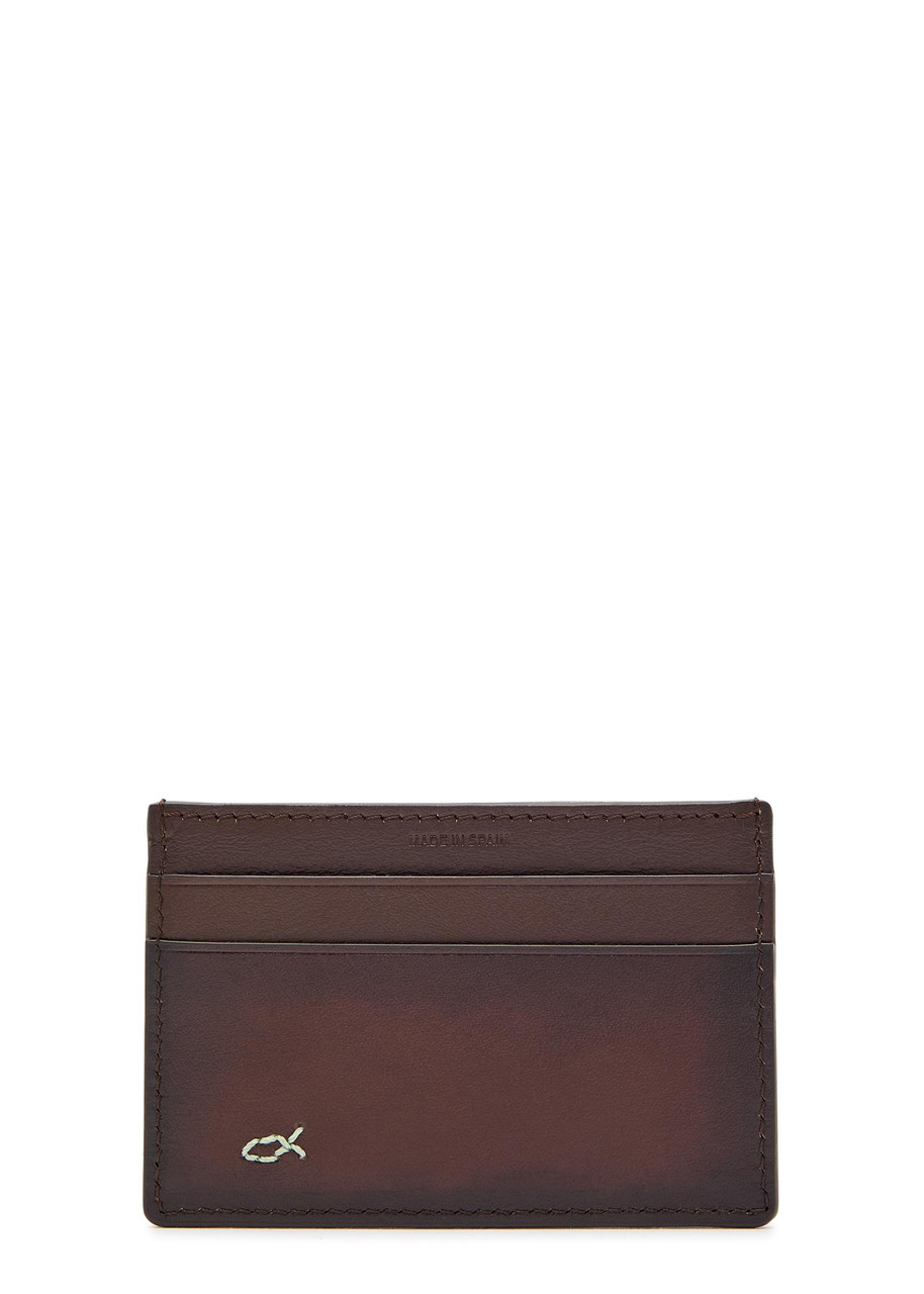 PAUL SMITH Embroidered leather card holder | Harvey Nichols
