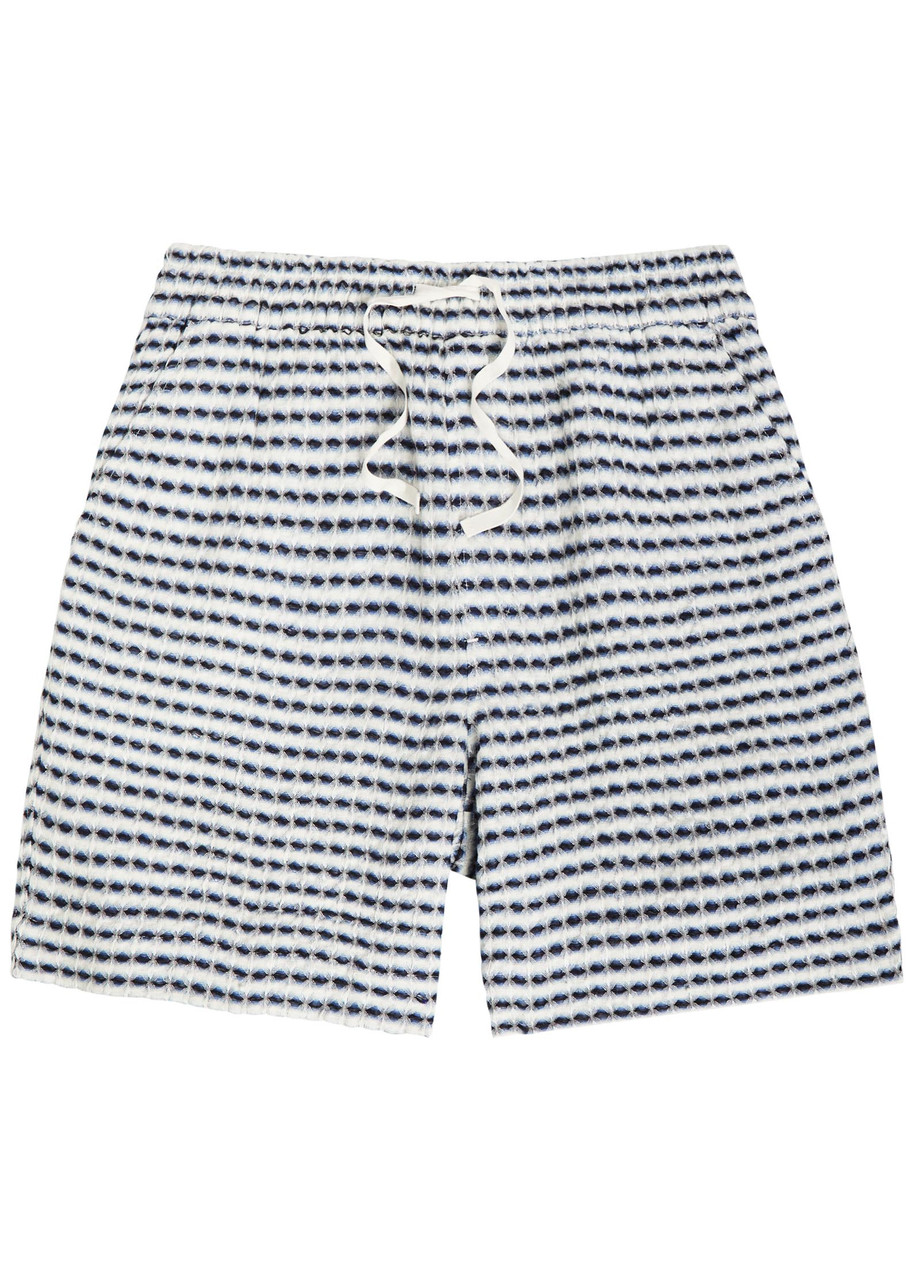 CHE Riita textured patterned linen shorts | Harvey Nichols