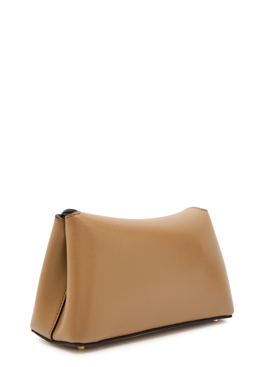 TOTEME T-Lock mini leather clutch | Harvey Nichols