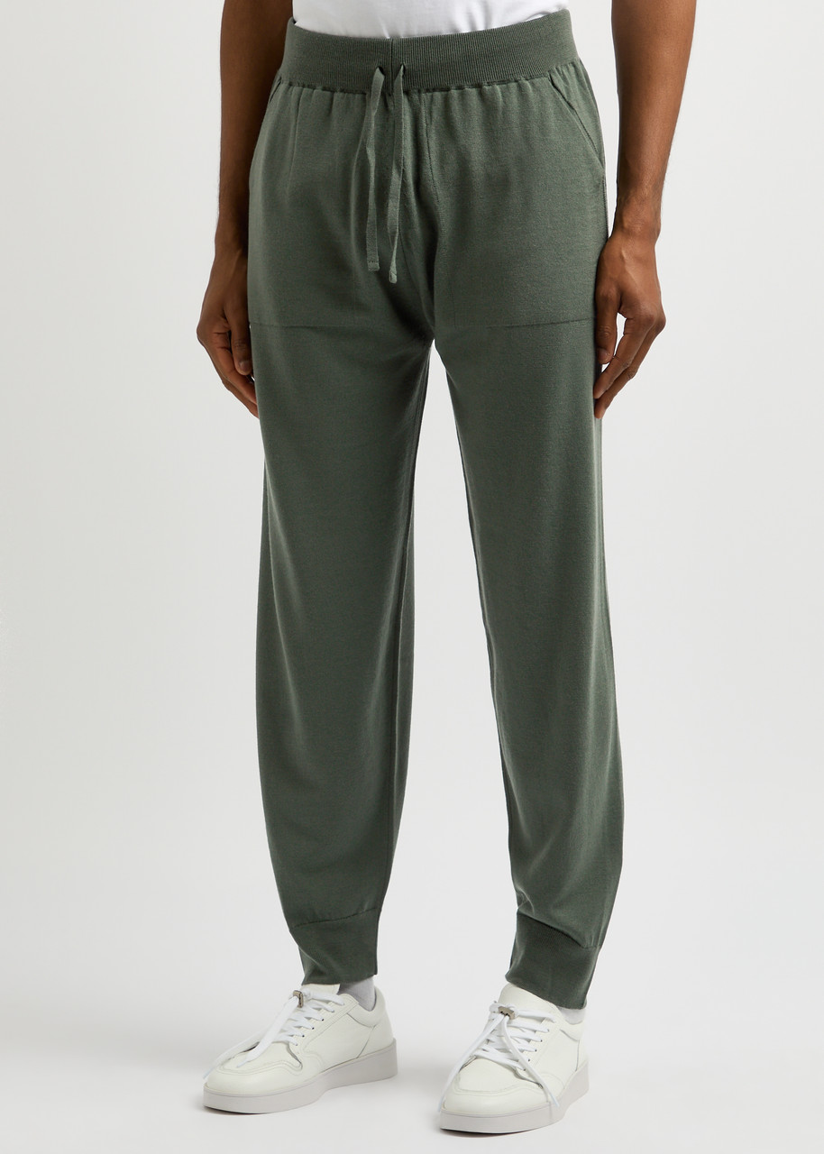 JOHN SMEDLEY Henning wool sweatpants | Harvey Nichols