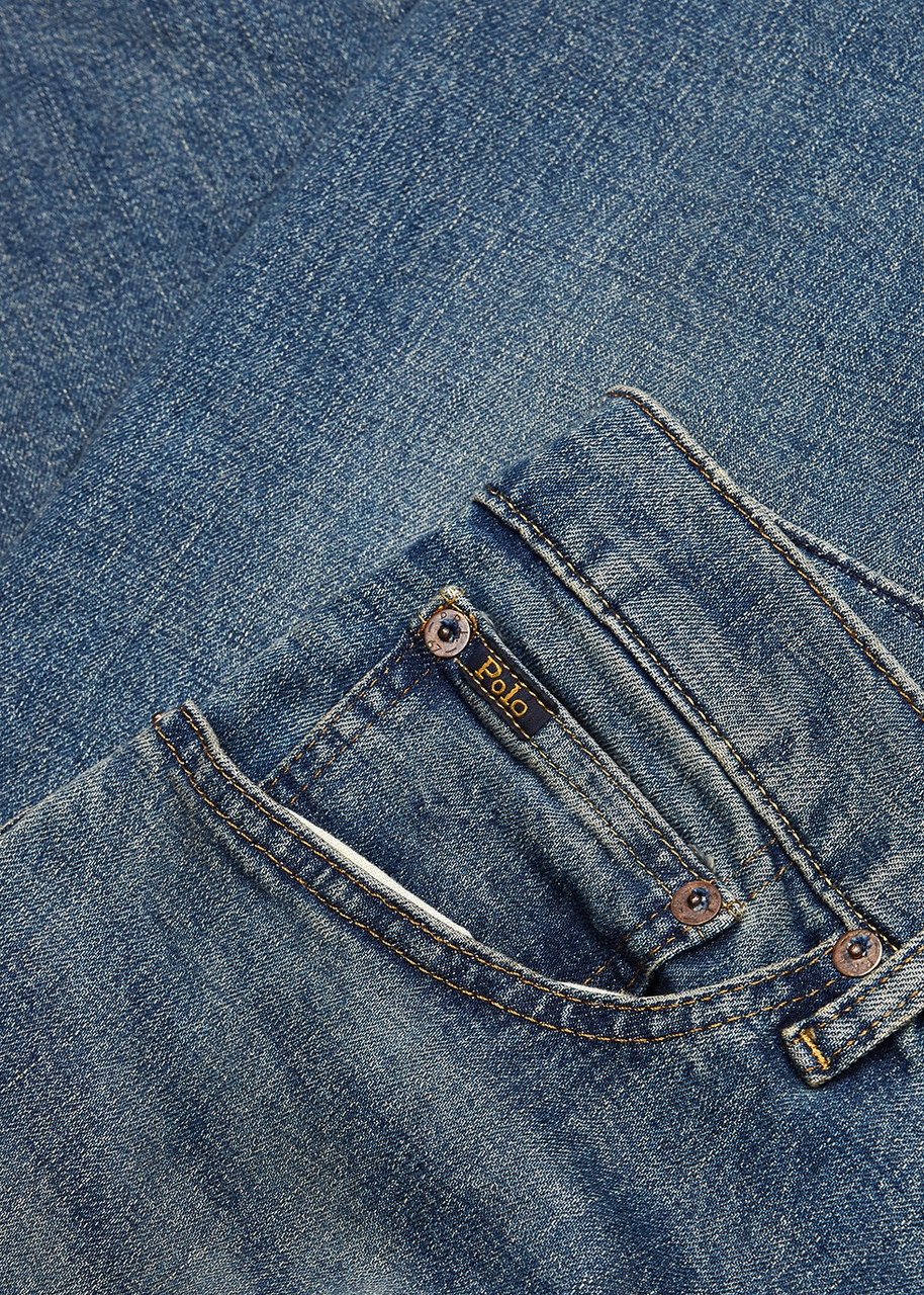 POLO RALPH LAUREN Sullivan blue slim-leg jeans | Harvey Nichols