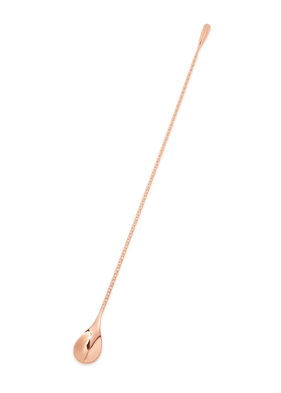 MEZCLAR Copper Plated Collinson Cocktail Spoon | Harvey Nichols