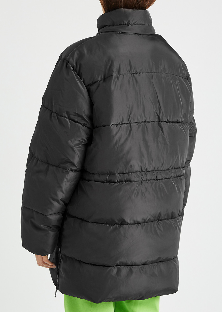GANNI Quilted shell coat | Harvey Nichols