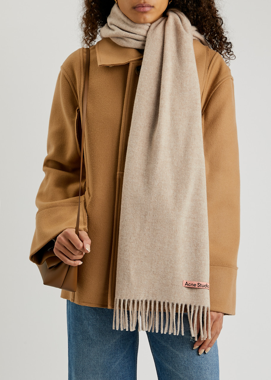ACNE STUDIOS Canada Skinny wool scarf | Harvey Nichols