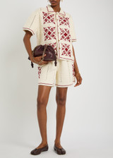 SS DALEY Sako Crochet open-knit shirt | Harvey Nichols
