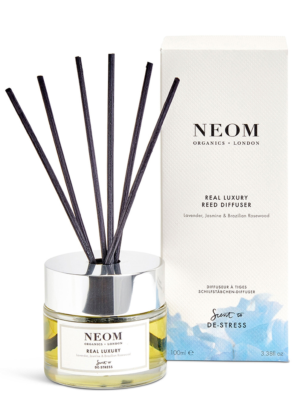 NEOM WELLBEING Real Luxury Reed Diffuser 100ml | Harvey Nichols