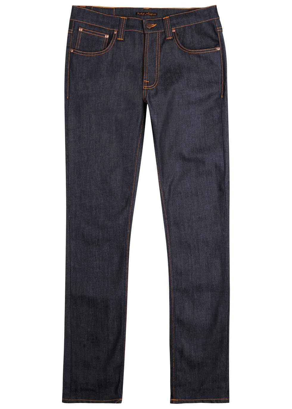 NUDIE JEANS Lean Dean indigo slim-leg jeans | Harvey Nichols