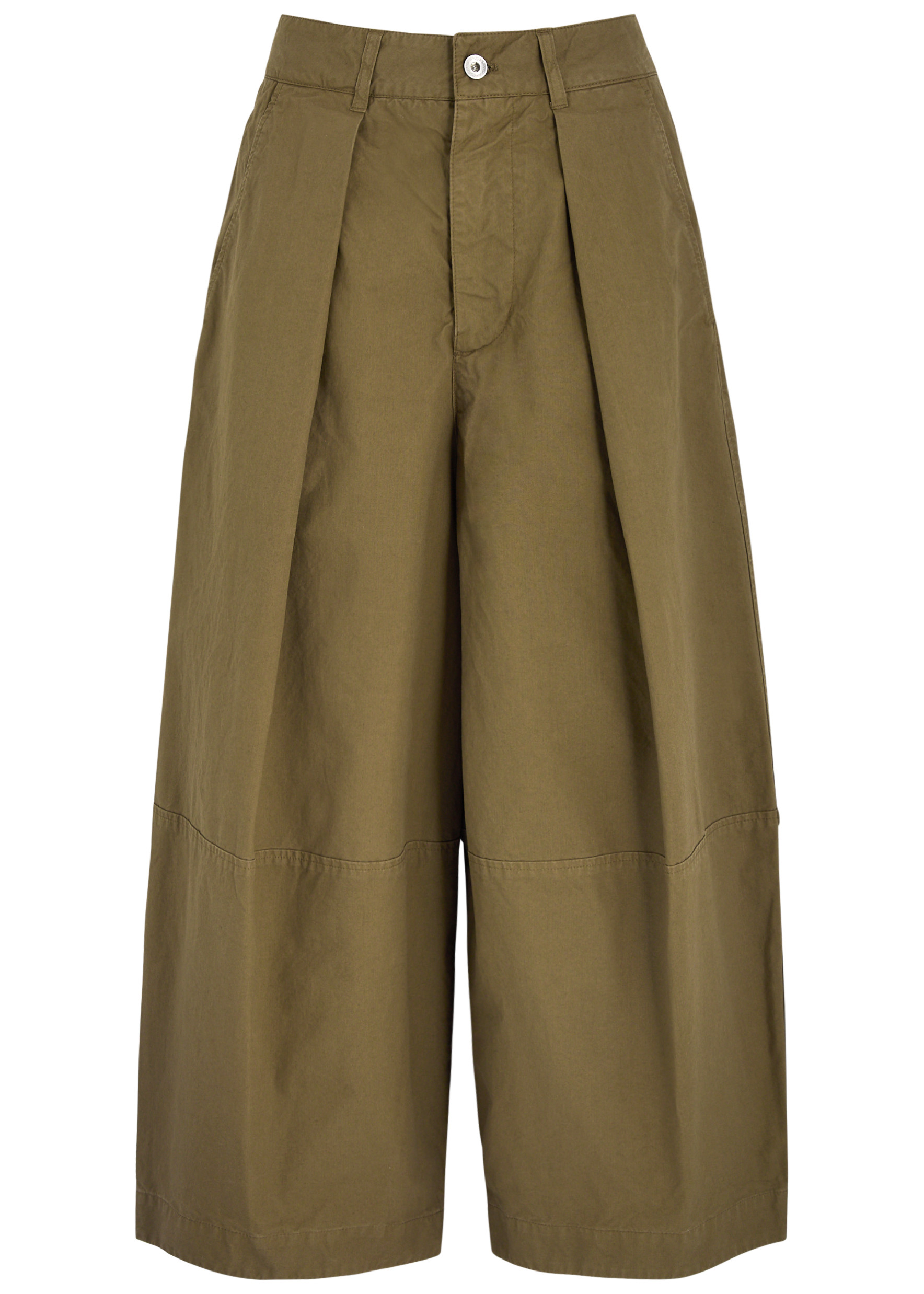 YMC Deadbeat pleated wide-leg cotton trousers | Harvey Nichols