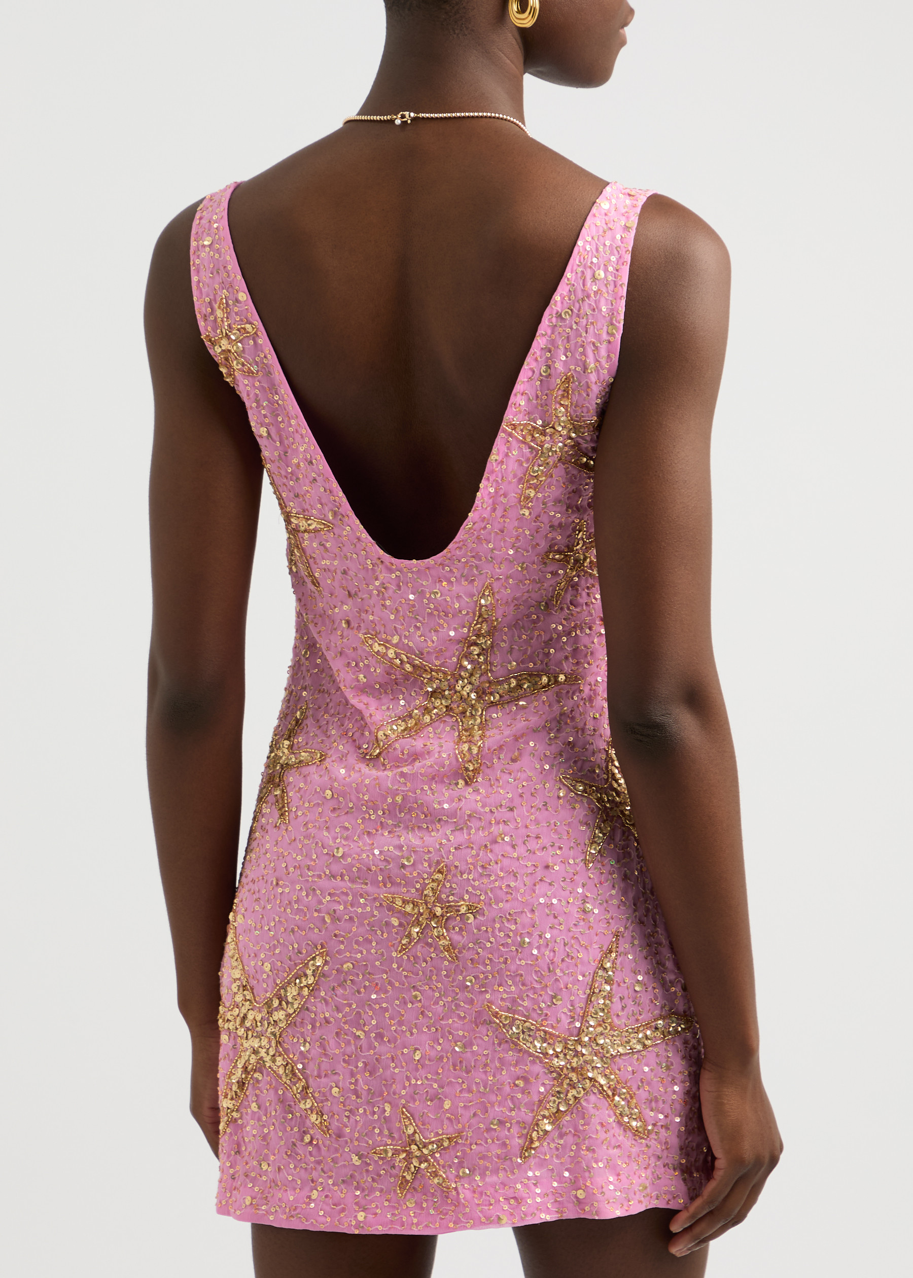 RIXO Christabel sequin-embellished mini dress | Harvey Nichols