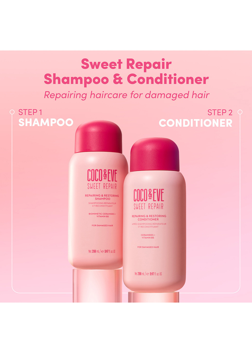 COCO AND EVE Sweet Repair Repairing & Restoring Shampoo 280ml | Harvey ...