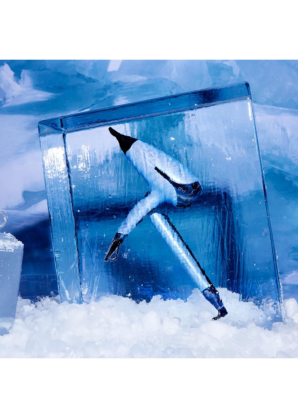 GHD Chronos Hair Straightener & Helios Hair Dryer in Icy Blue Deluxe ...