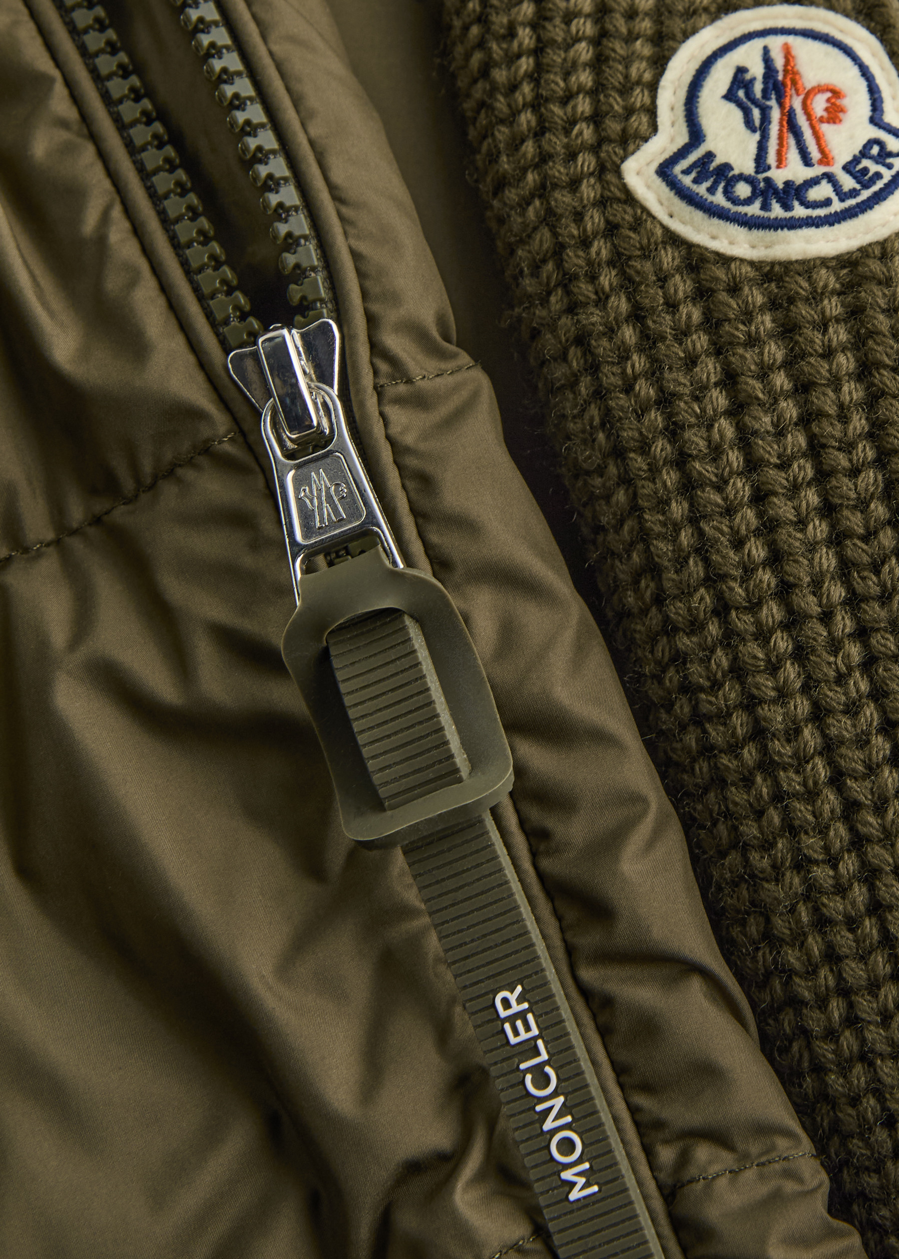 MONCLER Quilted shell and wool jacket | Harvey Nichols