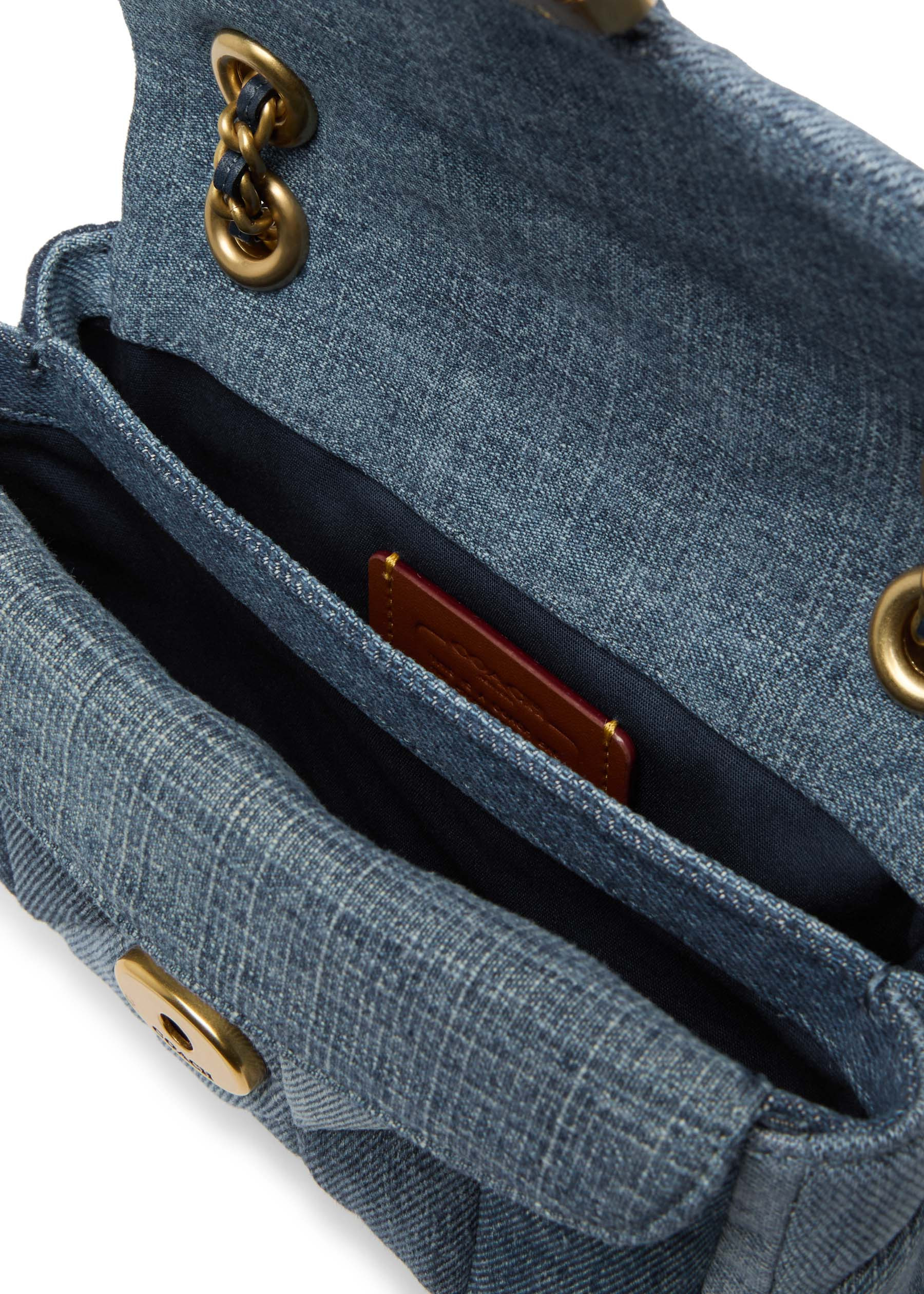 COACH Quilted Tabby 20 patchwork denim shoulder bag | Harvey Nichols