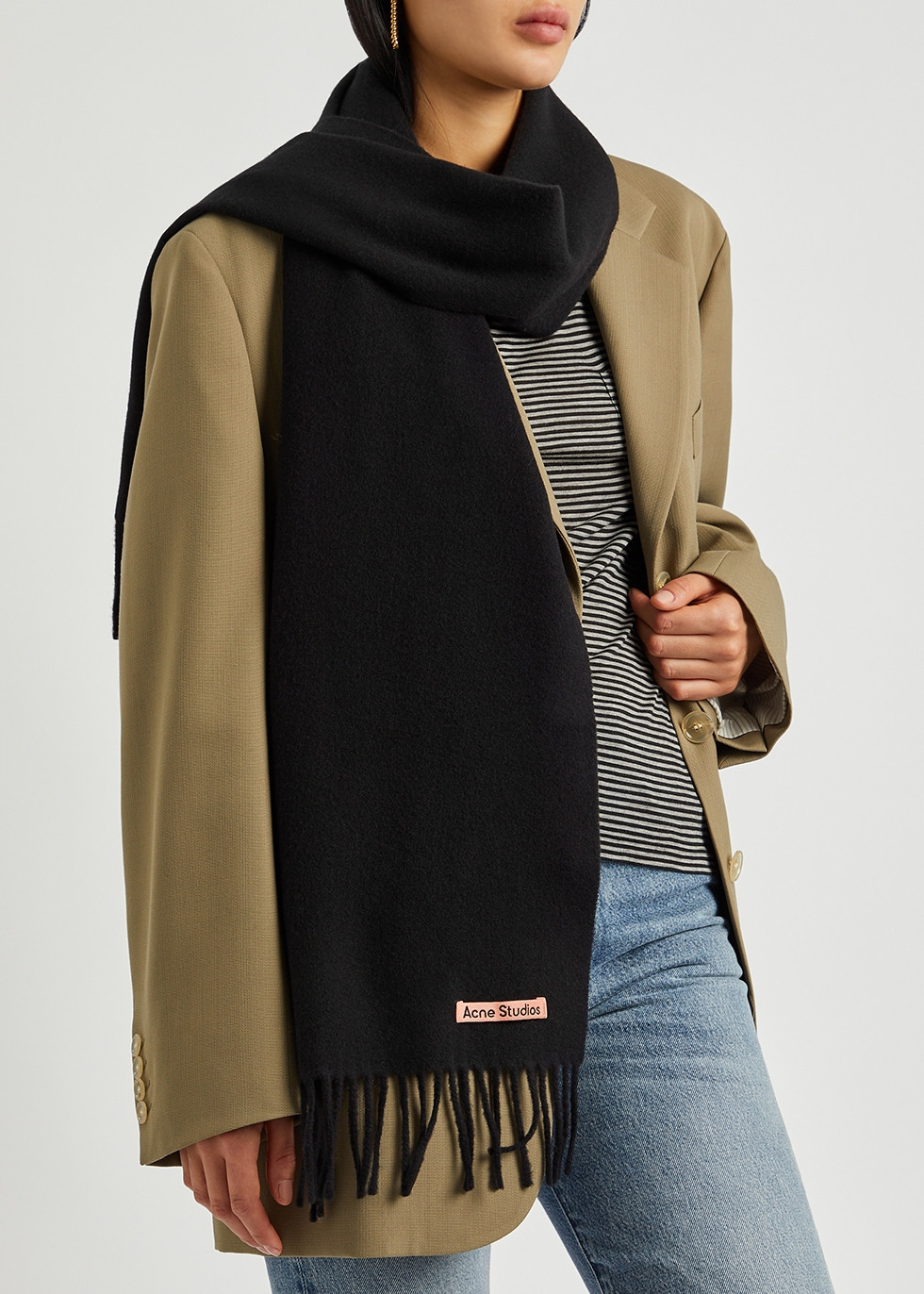 ACNE STUDIOS Canada wool scarf | Harvey Nichols