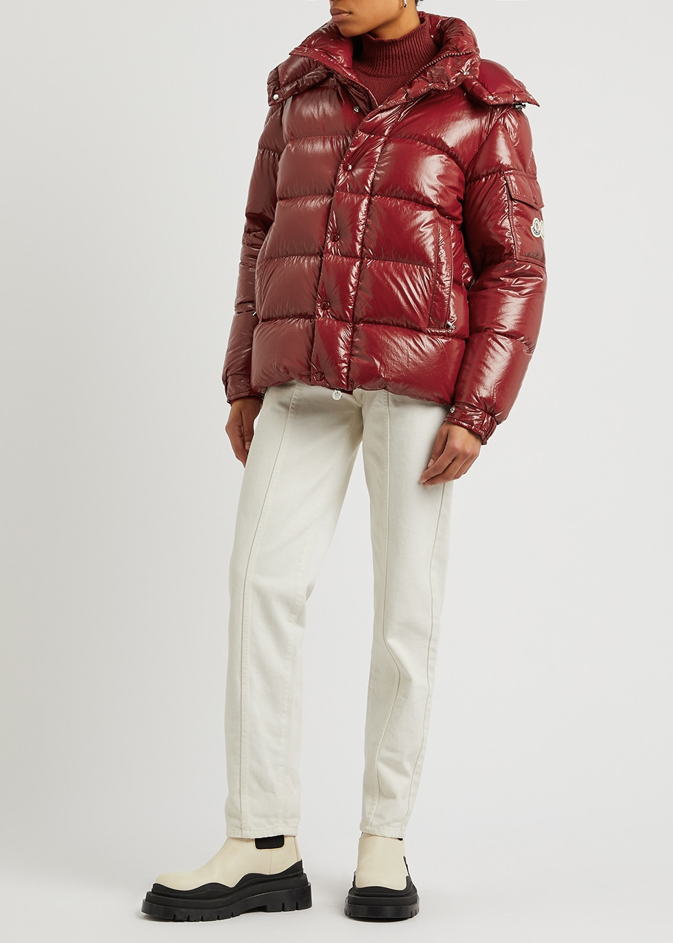 MONCLER Extraordinary Forever Maya quilted shell jacket | Harvey Nichols