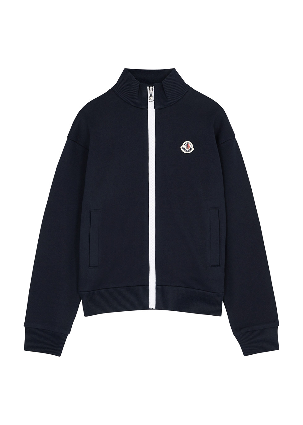 MONCLER KIDS Logo cotton track jacket (8-10 years) | Harvey Nichols