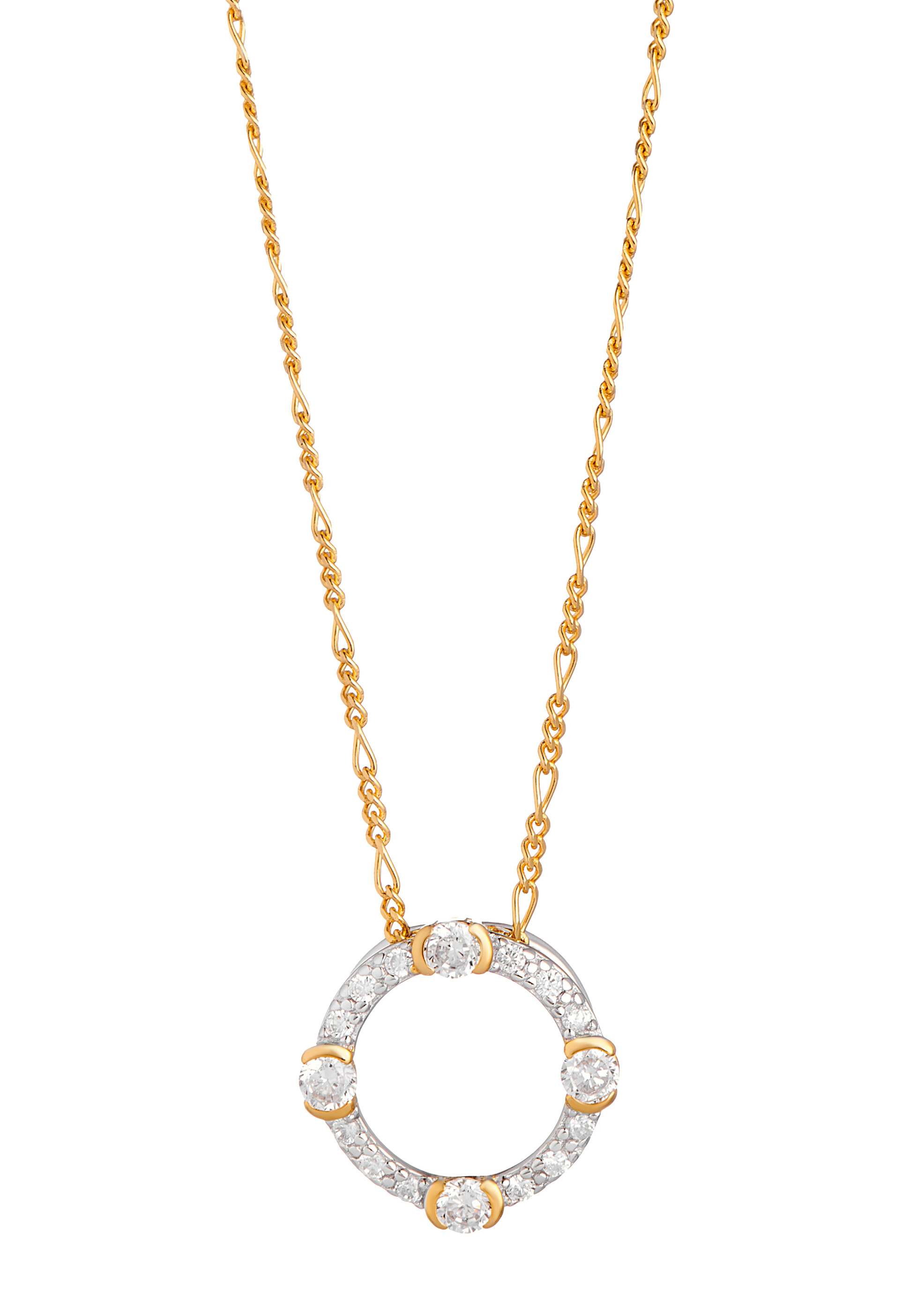 LAURA VANN Luna 18kt gold-plated necklace | Harvey Nichols