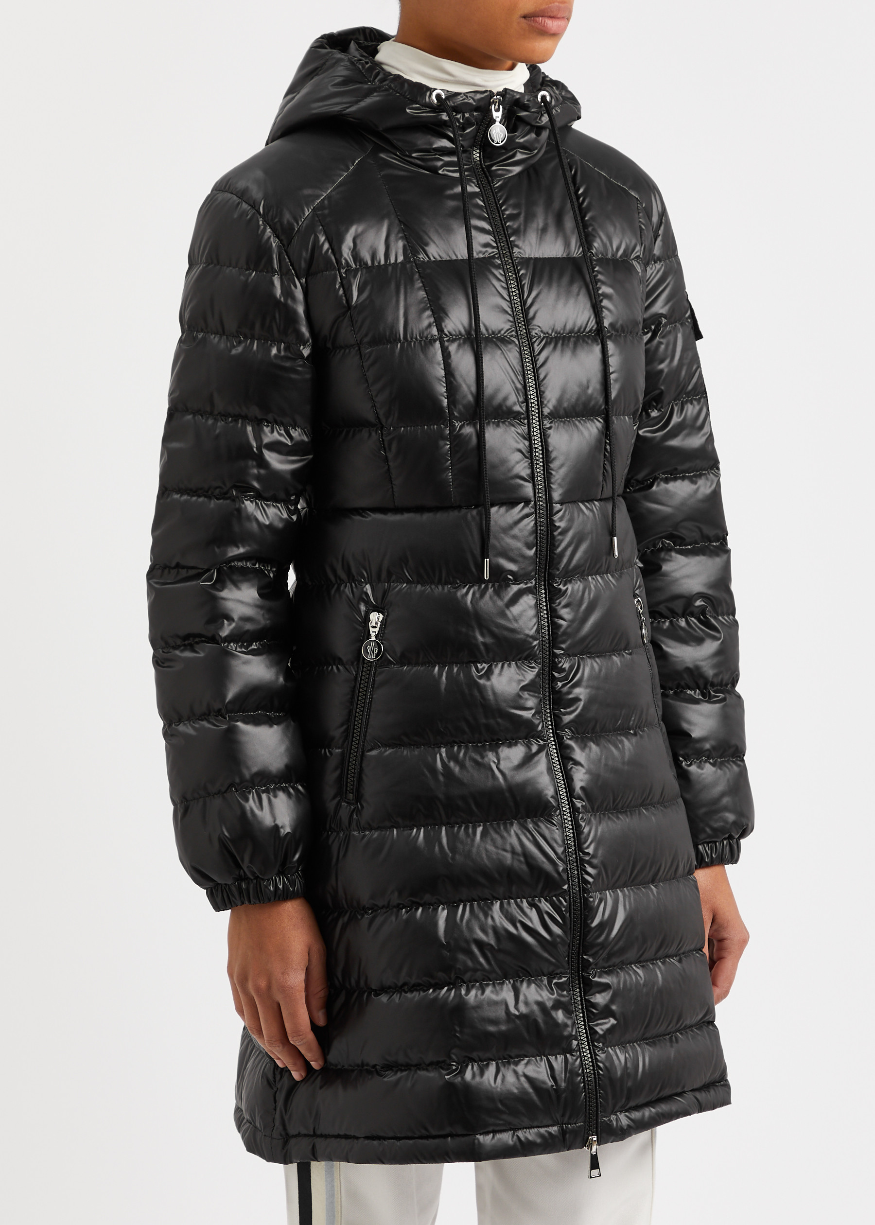 MONCLER Amintore quilted shell coat | Harvey Nichols