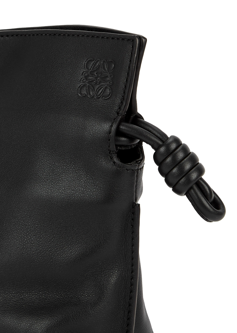 LOEWE Flamenco mini leather clutch | Harvey Nichols