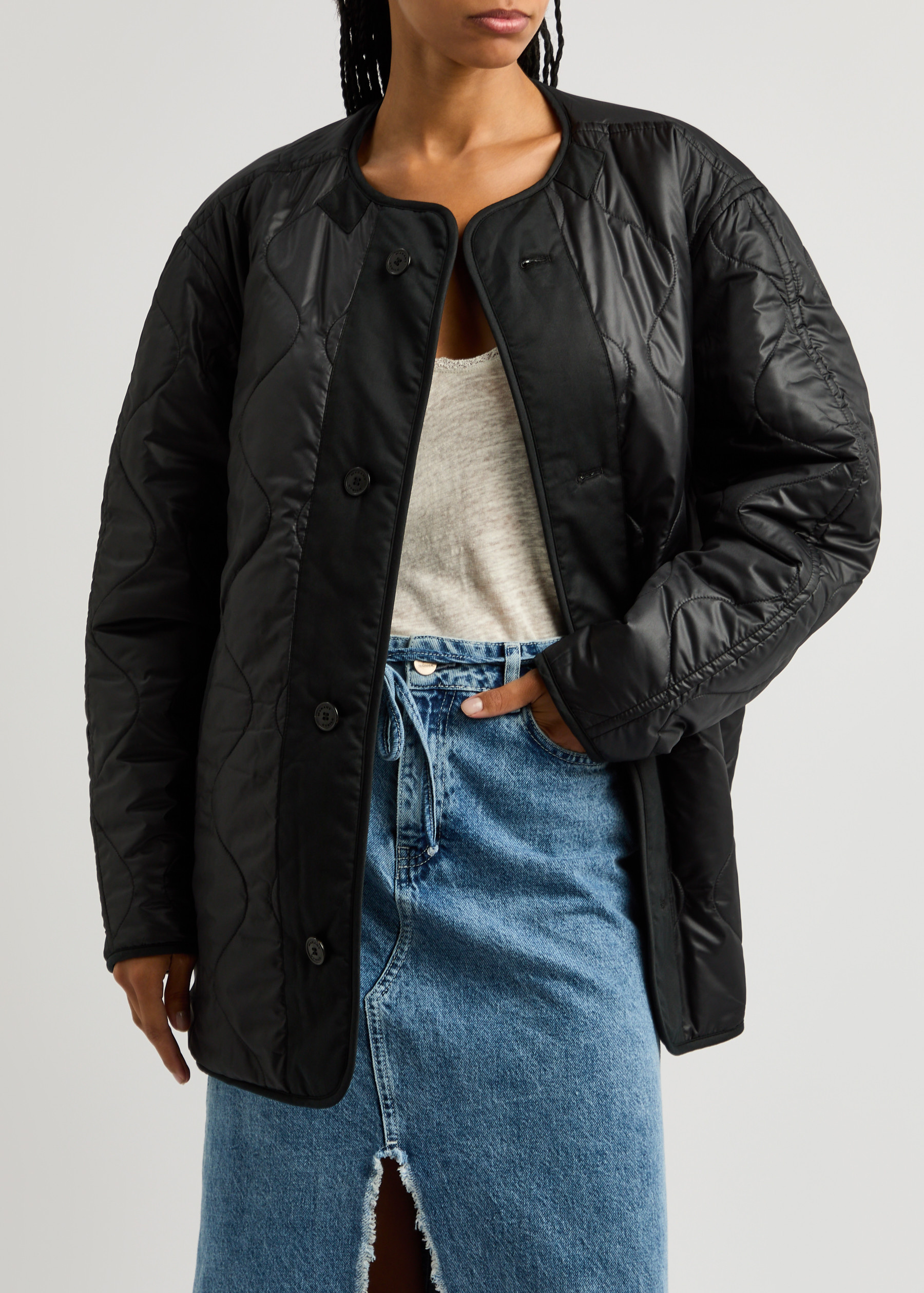 ISABEL MARANT ÉTOILE Fernelia reversible wool-blend jacket | Harvey Nichols