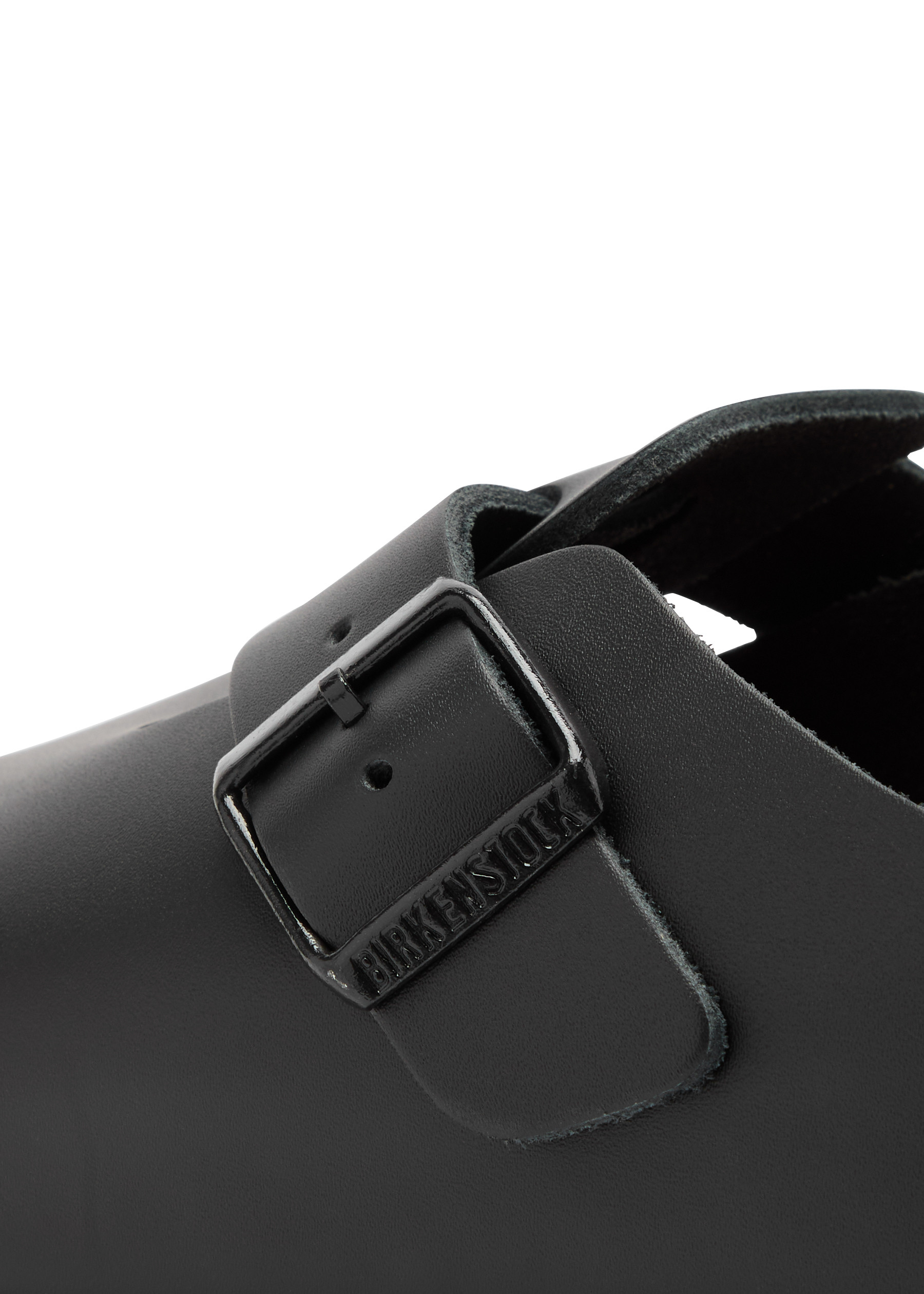BIRKENSTOCK Boston leather sliders | Harvey Nichols