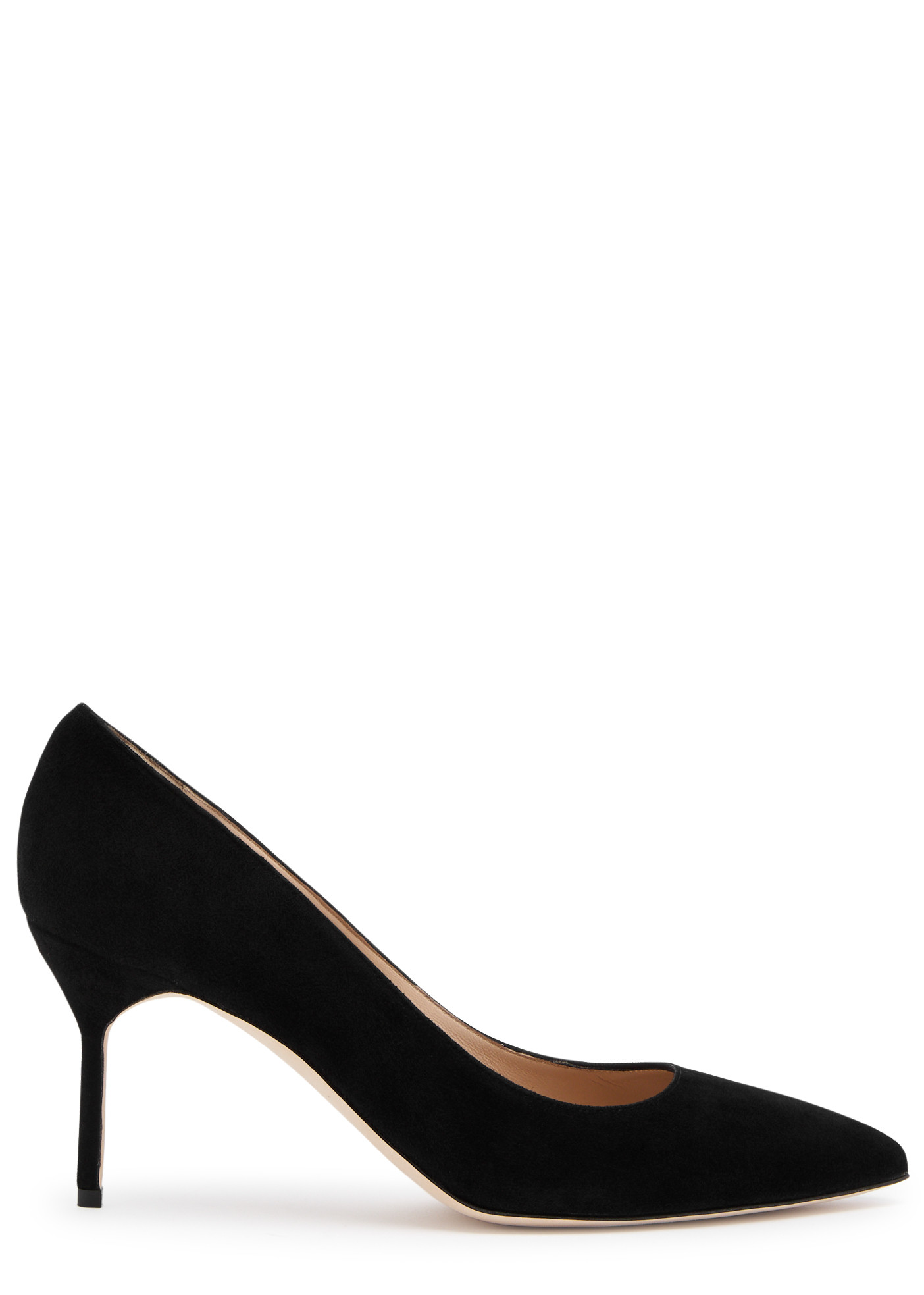MANOLO BLAHNIK Bibi 70 suede pumps | Harvey Nichols