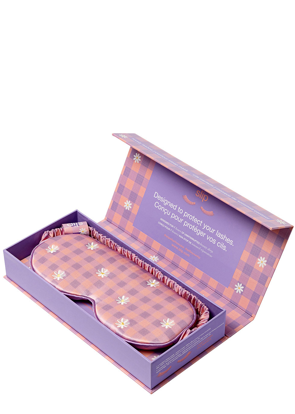 SLIP Pure Silk Contour Sleep Mask - Posie | Harvey Nichols