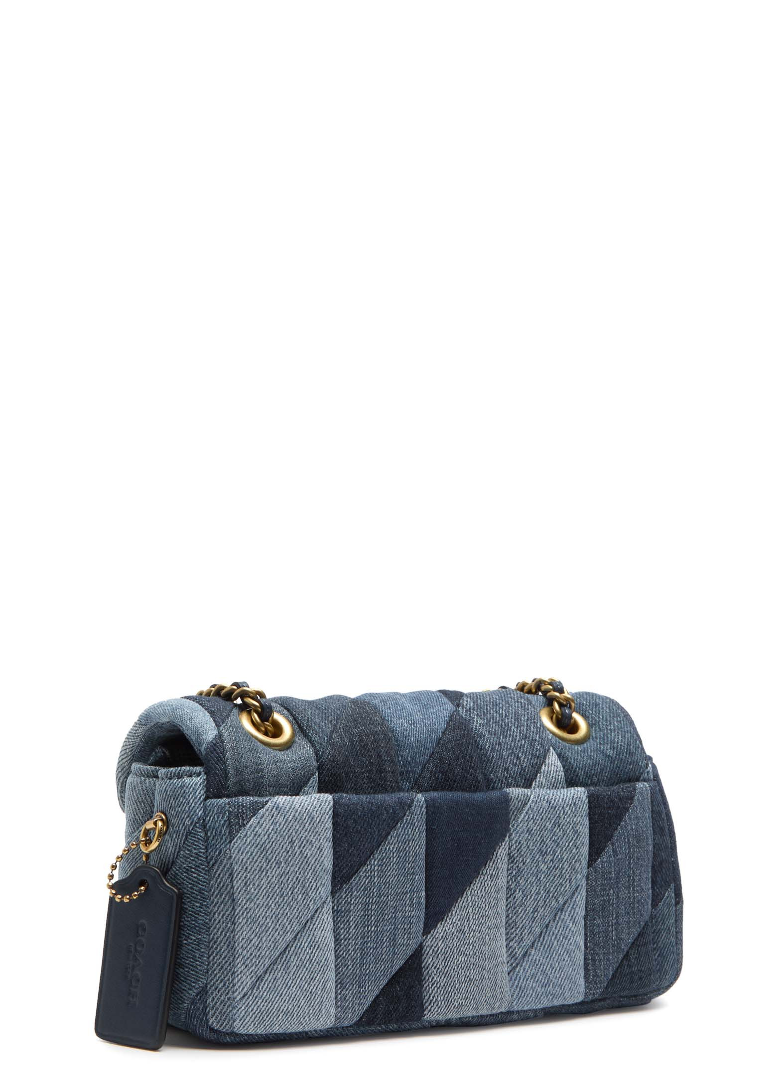 COACH Quilted Tabby 20 patchwork denim shoulder bag | Harvey Nichols
