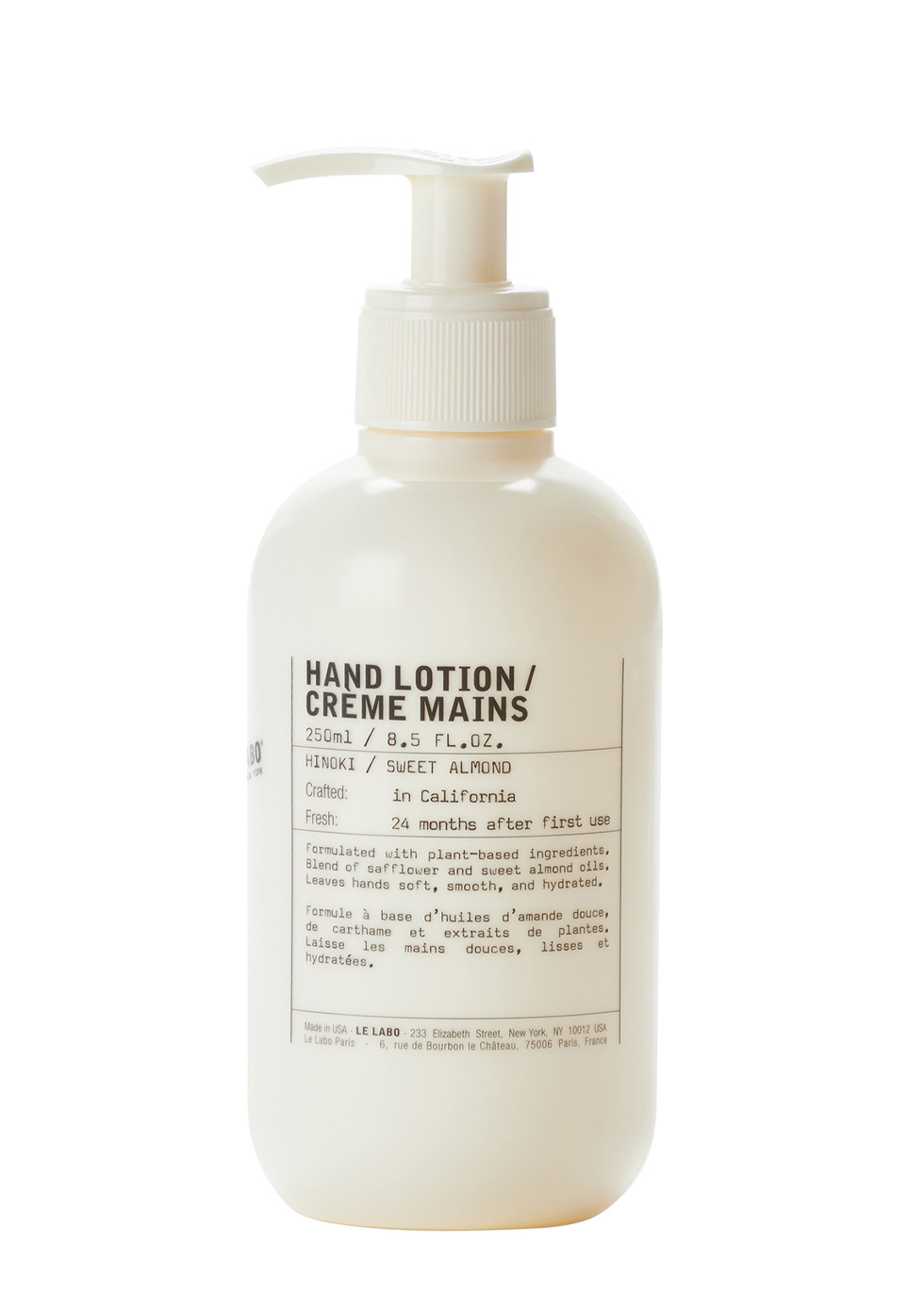 LE LABO Hinoki Hand Lotion 250ml | Harvey Nichols