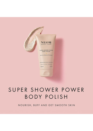 NEOM WELLBEING Super Shower Power Body Polish 150ml | Harvey Nichols