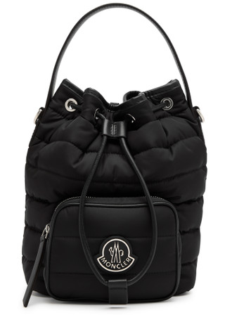 MONCLER Kilia quilted shell bucket bag | Harvey Nichols