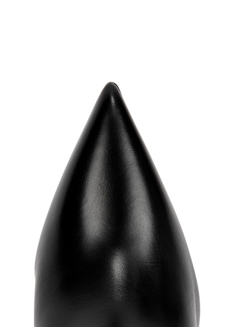 CHRISTIAN LOUBOUTIN Lock So Kate 100 leather knee-high boots | Harvey ...