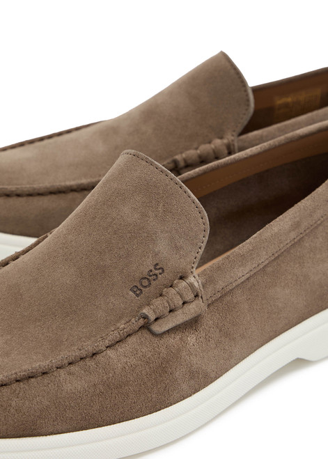 BOSS Sienne suede loafers | Harvey Nichols