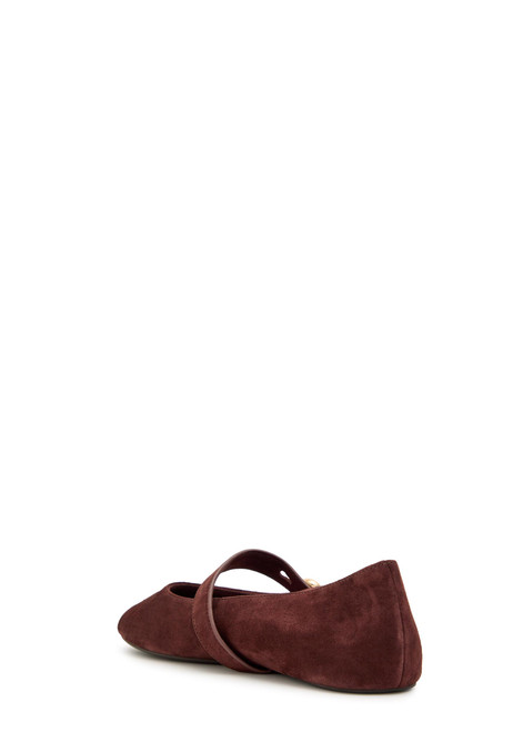 TORY BURCH Romy suede Mary Jane flats | Harvey Nichols