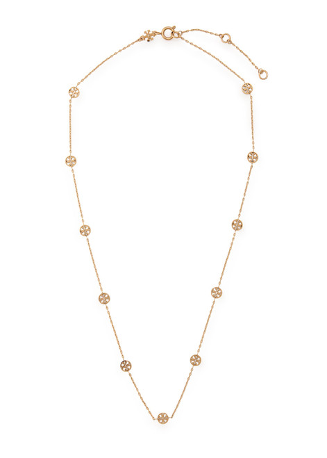 TORY BURCH Icon 18kt gold-plated necklace | Harvey Nichols