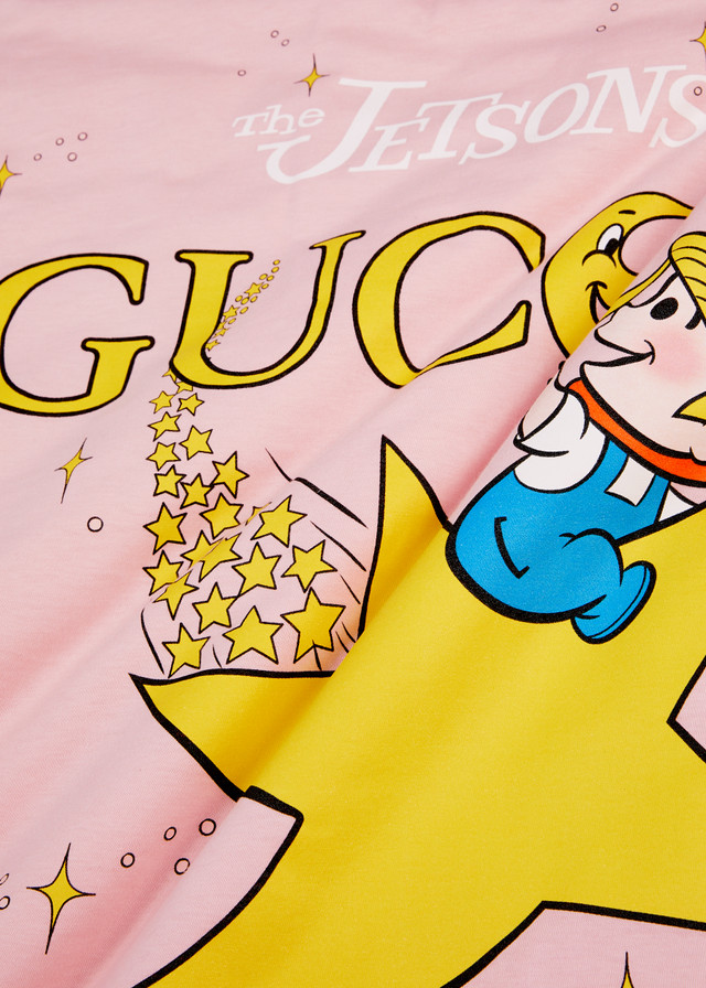 GUCCI KIDS X The Jetsons printed cotton blanket | Harvey Nichols