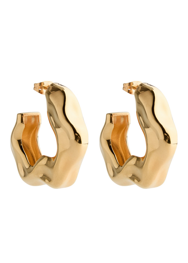 JOANNA LAURA CONSTANTINE Waves hoop earrings | Harvey Nichols