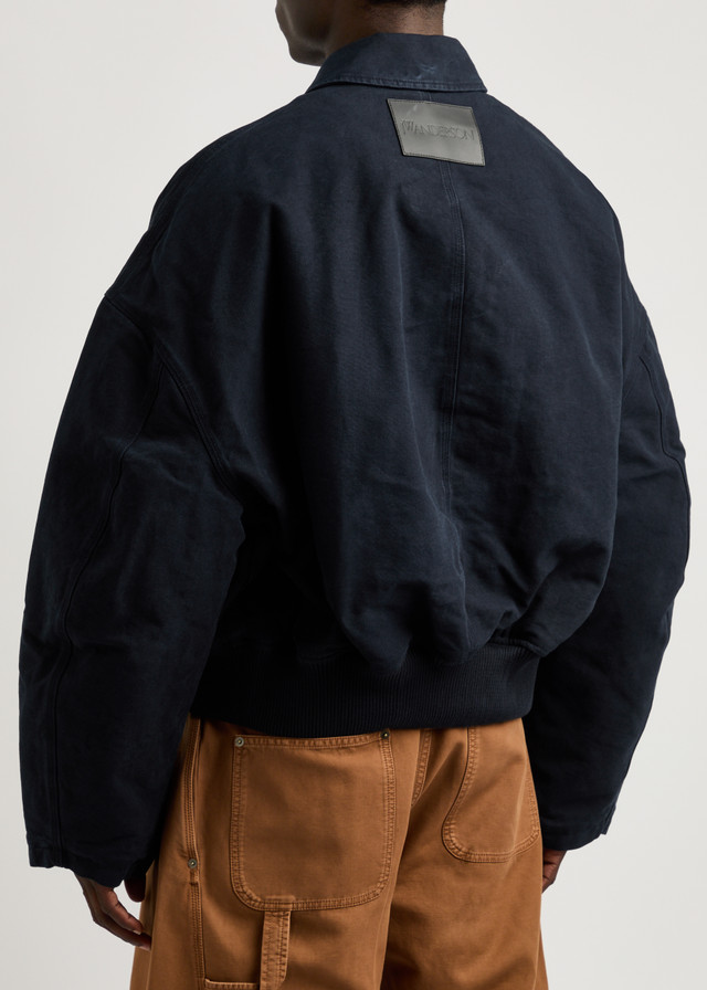 JW ANDERSON Cotton-canvas bomber jacket | Harvey Nichols