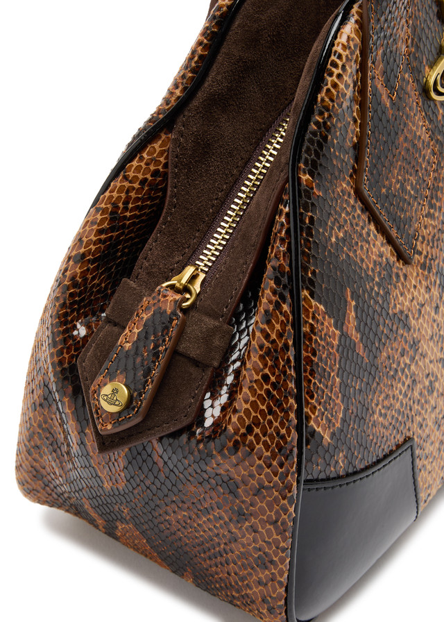 Vivienne Westwood Yasmine Medium Python Effect Leather Top Handle Bag Harvey Nichols