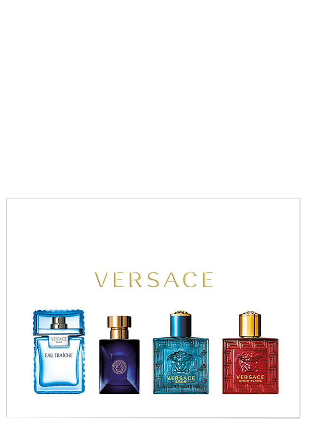 VERSACE Versace Mens Mini Fragrance Set 4 x 5ml | Harvey Nichols