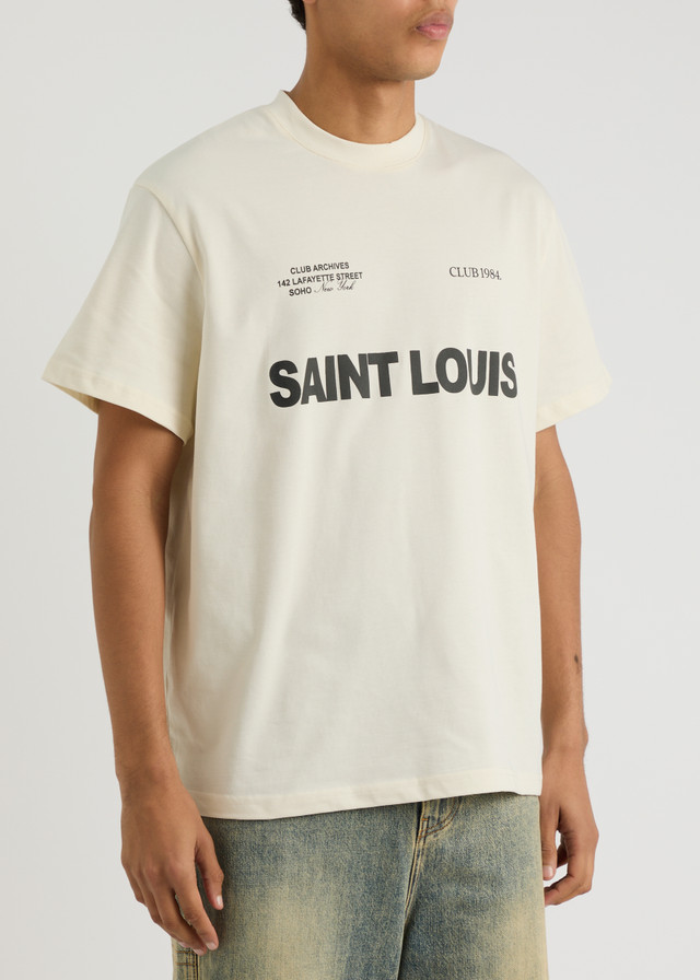 CLUB 1984 Heritage logo-print cotton T-shirt | Harvey Nichols