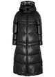 MONCLER Chanon black quilted shell coat | Harvey Nichols