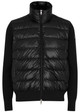 MONCLER Quilted shell and wool jacket | Harvey Nichols