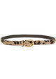 ANDERSONS BELTS Leopard-print calf-hair belt | Harvey Nichols