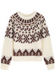 FRAME Fair-isle intarsia alpaca-blend jumper | Harvey Nichols