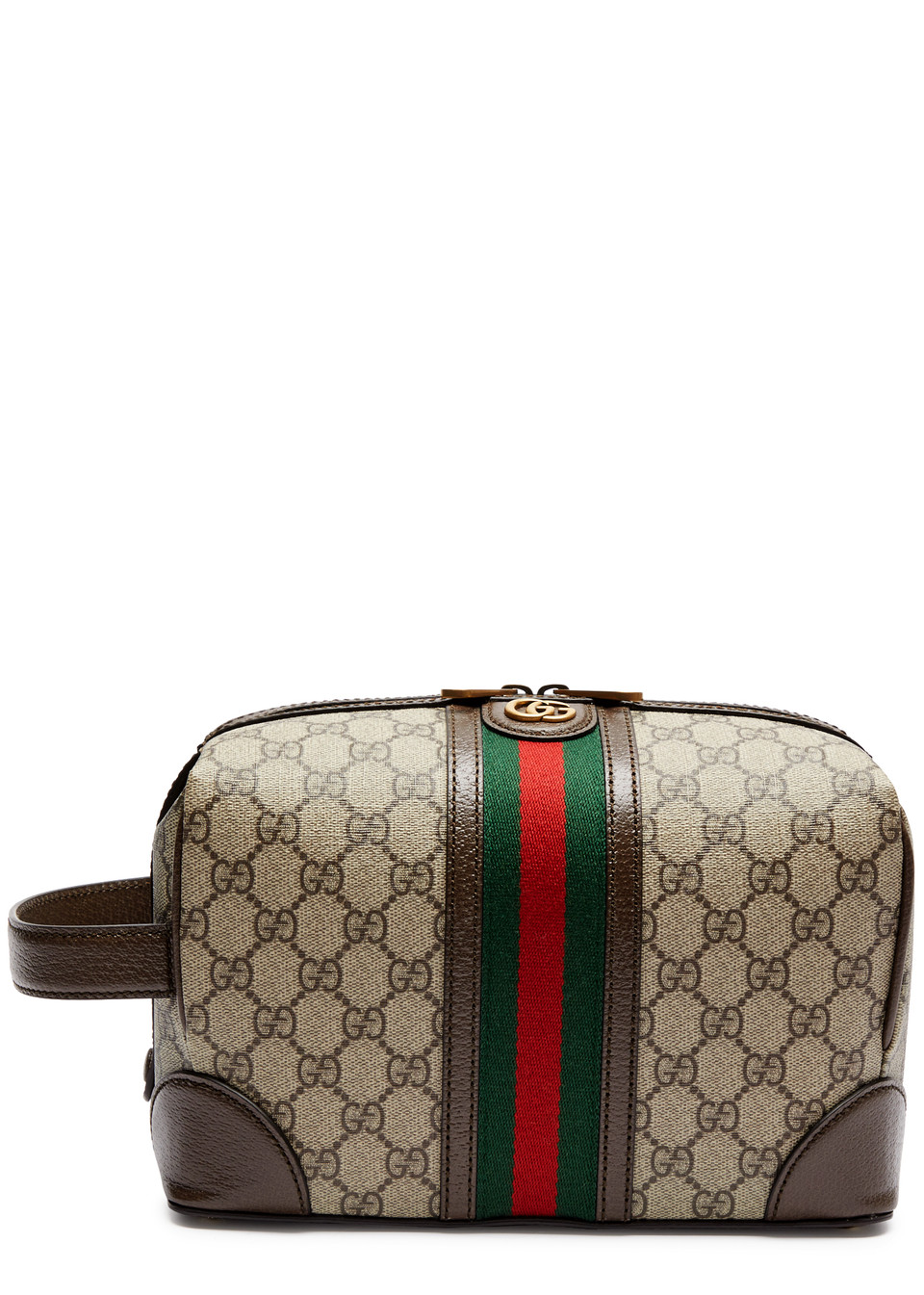 GUCCI GG Supreme coated canvas wash bag | Harvey Nichols