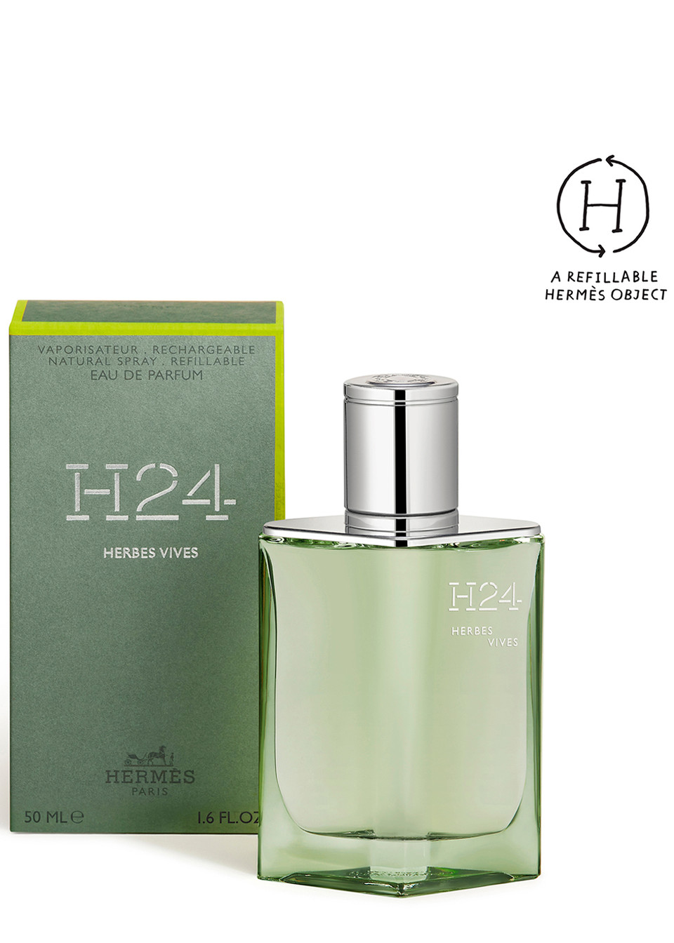 HERMÈS H24 Herbes Vives Eau de Parfum 50ml | Harvey Nichols