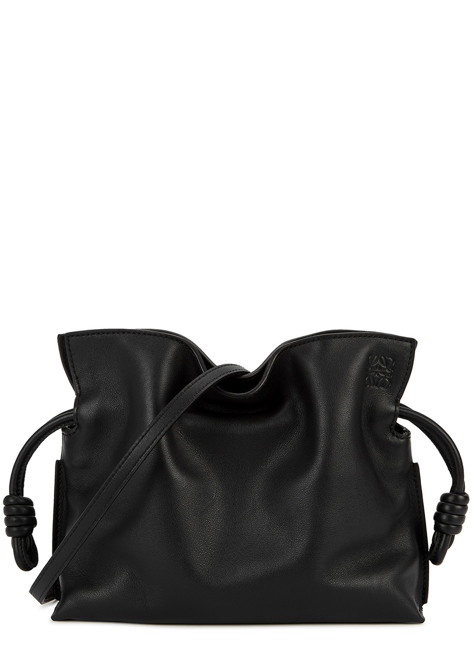 LOEWE Flamenco mini leather clutch | Harvey Nichols