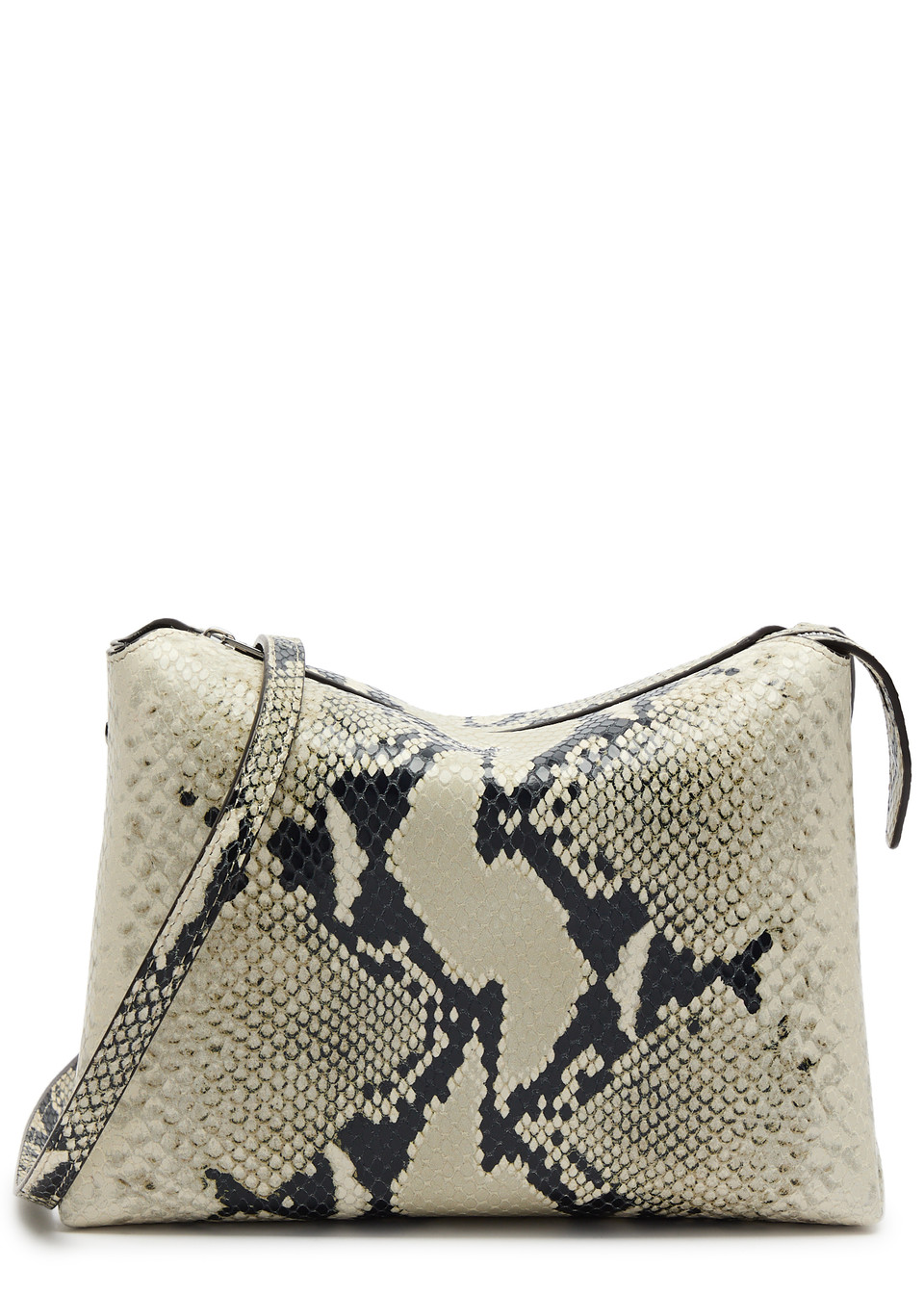 KHAITE Lina python-effect leather cross-body bag | Harvey Nichols