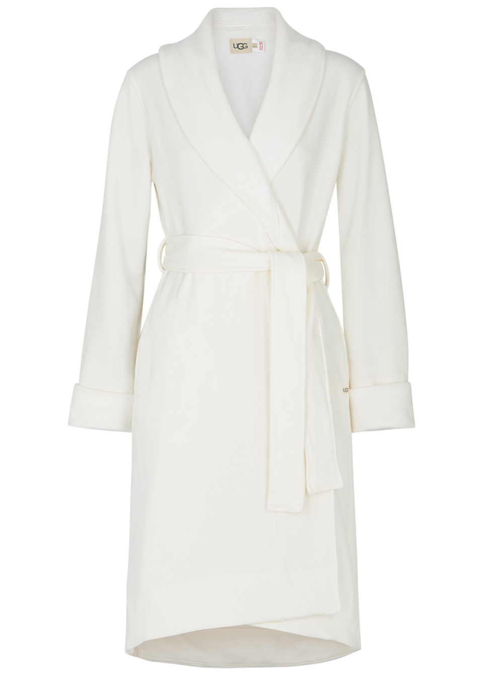 UGG Duffield II fleece-lined cotton-jersey robe | Harvey Nichols